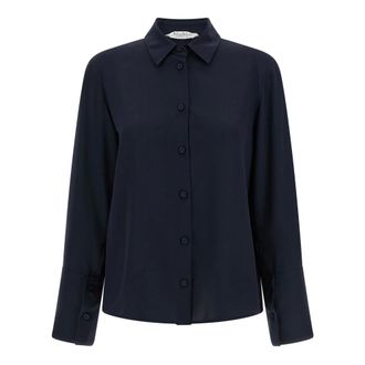 Max Mara Damen, Blusen & Hemden, Blau, XLGr&ouml;&szlig;e