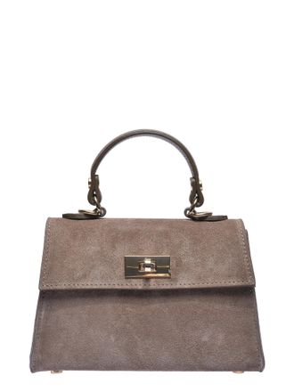 Anna Luchini Beige Rindsledertasche