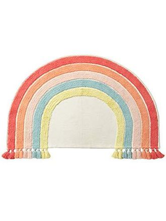 Vertbaudet Tapis Arc-en-Ciel Rose Multicolore TU