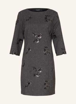 Ana Alcazar Kleid Mit 3/4-Arm Und Pailletten grau