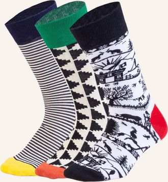 DillySocks Dillysocks Socken Swiss Outline braun