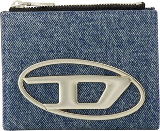 Diesel Femme, Accessoires, Bleu, Taille: ONE Size 1DR Bi-Fold Zip II Wallet