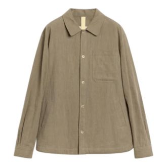 Brixtol Textiles Homme, Vestes, Brun, Taille: L Frank Linen Overshirt