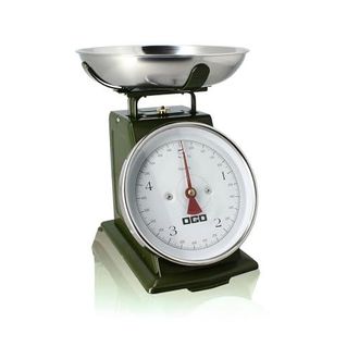 Ogo Living Balance m&eacute;canique en acier inoxydable kaki 5kg graduation 20g - 7915023