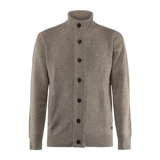Barbour Essential Patch Zip Through Cardigan - - Knitwear - Herren - Beige - XL