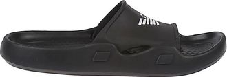 Emporio Armani Schwarze Plateau-Sandalen - - Shoes - Herren - Schwarzk - 40 EU