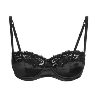 Dolce & Gabbana Schwarze Spitzenunterw&auml;sche mit Verstellbaren Tr&auml;gern - - Underwear - Damen - Schwarzk - XL