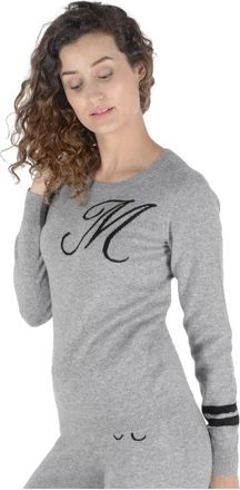 Dee Ocleppo Femme, Pulls, Gris, Taille: 40 FR Stockbridge Cashmere Crew Neck Sweater