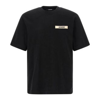 Jacquemus Homme, Tops, Noir, Taille: M T-Chemises