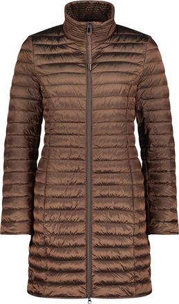 Cartoon Damen Steppjacke mit Stehkragen Rain Drum,38