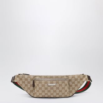 Gucci Flatpack G&uuml;rteltasche in Braun aus GG-Gewebe