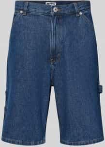 Review Baggy Fit Jeansshorts mit Eingrifftaschen