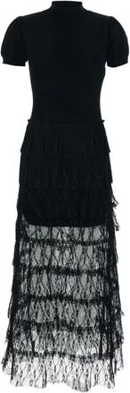 Twinset Femme, Robes, Noir, Taille: 40 FR Long Dress