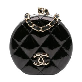 Chanel Sac Rond Pre-owned - Femme - Pre-owned - Noir - Taille: ONE Size