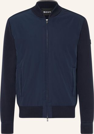 HUGO BOSS Blouson Levaio Im Materialmix blau