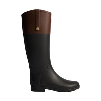 Hunter Eleganter Reitstiefel mit Goldverzierung - - Shoes - Damen - Braun - 37 EU