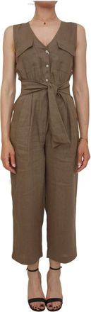 Marella Femme, Combinaisons et Ensembles, Brun, Taille: 36 FR Tuta Salopette Emme