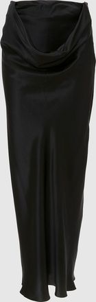 J.W.Anderson Jupe Longue Draped Waist Column Black
