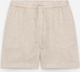 Arket Leinen-Shorts -Beige