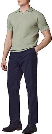 Hackett C Chino Sanderson Pantalons, Bleu (Navy Blazer), 33W / 28L Homme
