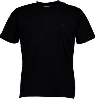 Replay Herren T-Shirt schwarz Baumwolle