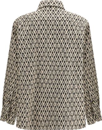 Valentino Toute La V Shirt - Beige