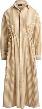Polo Ralph Lauren Femme, Robes, Beige, Taille: 36 FR Shirt Robes