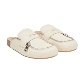 J.W.Anderson Wei&szlig;e Biker Loafer Mules - - Shoes - Damen - Wei&szlig; - 38 EU