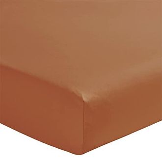 Essix Essix Spannbetttuch aus Perkal-Baumwolle, 160 x 200 cm, einfarbig