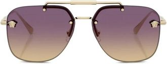 Versace Femme, Accessoires, Jaune, Taille: 60 MM 125270 Lunettes de soleil