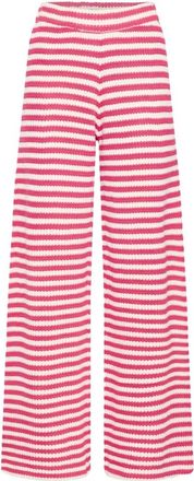 Ichi Ichi, Femme, Pantalons, Rose, Taille: 38 FR Wide Pantalons