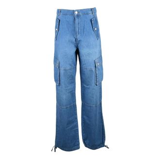 Moschino Femme, Jeans, Bleu, Taille: W28 Cargo Jeans