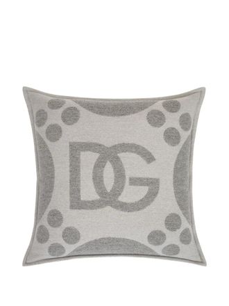 Dolce & Gabbana coussin en jacquard - Gris