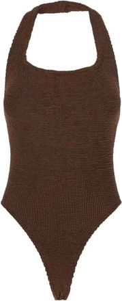Hunza G Femme, Maillots de bain, Brun, Taille: ONE Size Halterneck