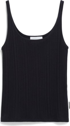 Armedangels Damen Top aus Bio-Baumwolle MAHELITAA Fitted Black