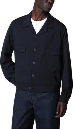 Santaniello Homme, Vestes, Bleu, Taille: L Giubino Camicia Destrutturato Anemone