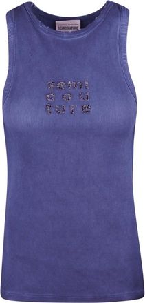 Semicouture Femme, Tops, Bleu, Taille: 42 FR Rachel Tank Top