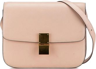 Celine Hobo Bags - Medium Calfskin Classic Box - Gr. unisize - in Gold - f&uuml;r Damen