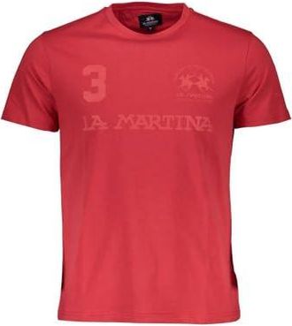 La Martina T-shirt en coton rose pour homme, rose, Taille XL