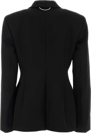 Carven Wool Blazer - Black