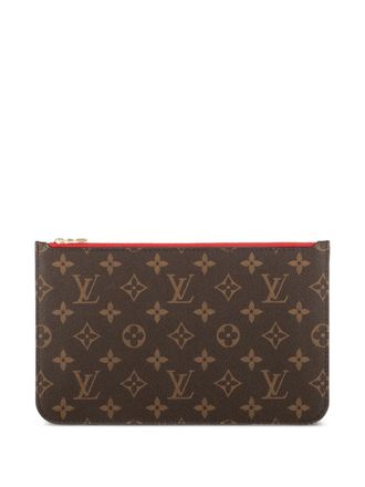 Louis Vuitton Clutch mit Monogramm - Braun