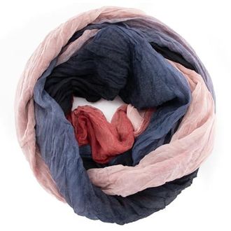Glamexx24 Écharpe pour femme Schlauchschal Écharpe Loop Foulard léger Halstuch Doux et agréable sur la peau, 170 cm x 85 cm
