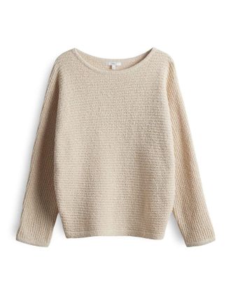 OPUS Damen Pullover | Pullover PURIANN Batwing Fit Regular aus Baumwolle Natural Glaze, 44