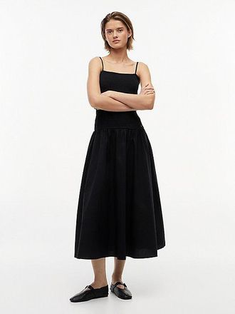Tommy Hilfiger Robe longue moulante et &eacute;vas&eacute;e &agrave; bretelles