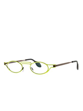 Theo Eyewear Brille mit rundem Gestell - Braun