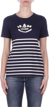 Ralph Lauren Femme, Tops, Bleu, Taille: 36 FR T-Chemises