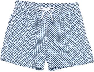 Fedeli Homme, Maillots de bain, Bleu, Taille: 2XL Paisley Swim Shorts