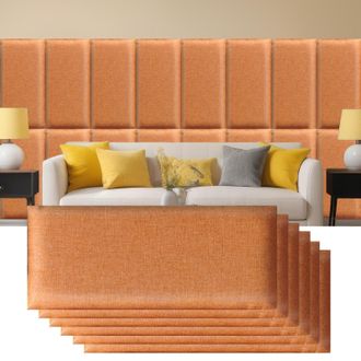 Generic Wandpaneele Abziehen und Aufkleben Selbstklebend 3D Antikollision Wandpaneele Paneele Tapete Kopfteilpaneele für Wohnzimmer Büro Schlafzimmer