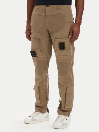 Aeronautica Aeronautica Militare Cargohose 261PA1387UCT01493 Khakifarben Regular Fit