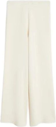Max Mara Femme, Pantalons, Beige, Taille: 38 FR Pantalon en maille cr&ecirc;pe de viscose